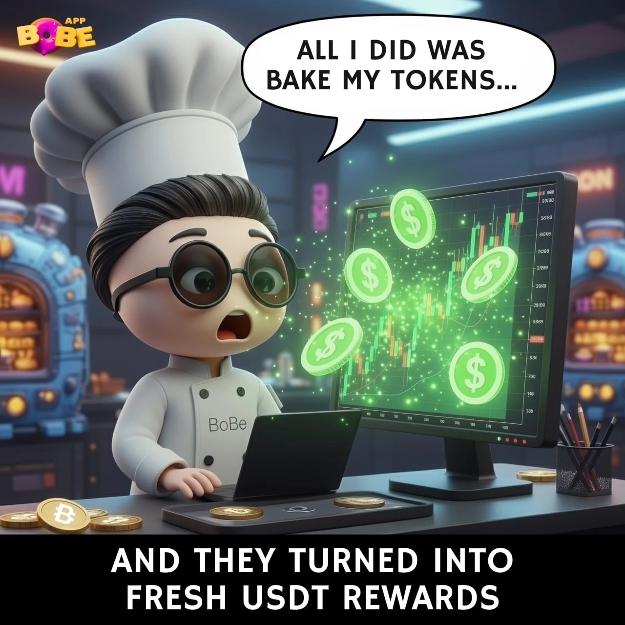 BoBe App - Web3 platform with daily USDT rewards